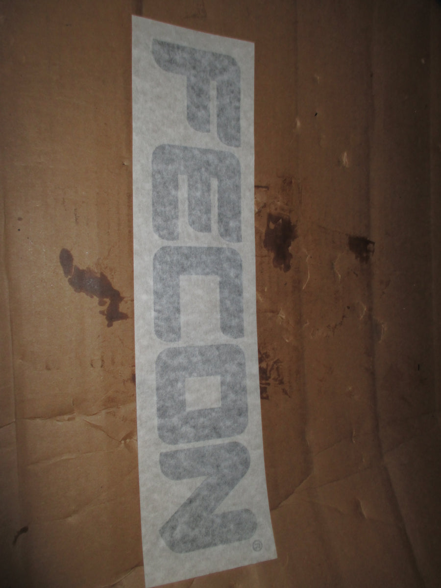 DNR *****LARGE FECON DECAL, BLACK – Shop Fecon