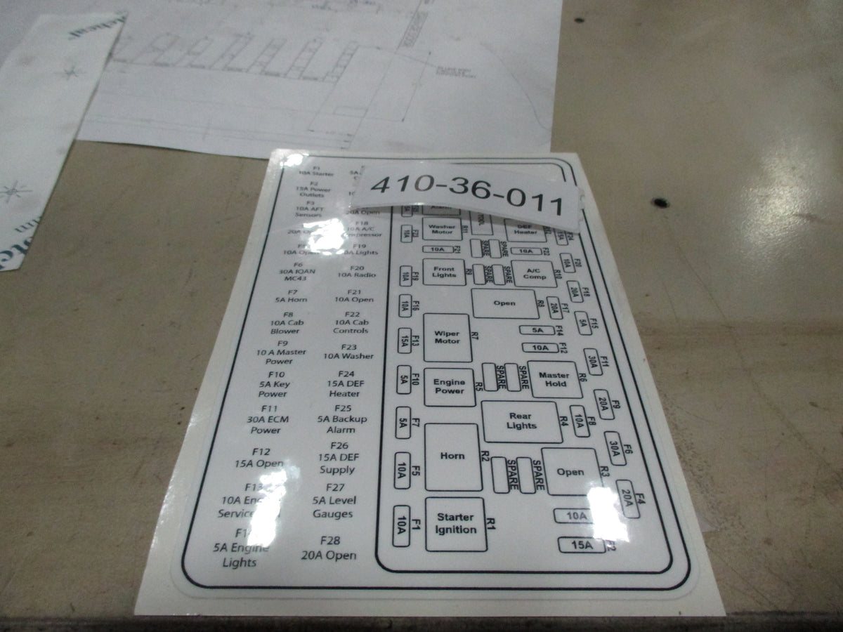 DECAL FUSE RELAY LAYOUT 5X7.5 – Shop Fecon