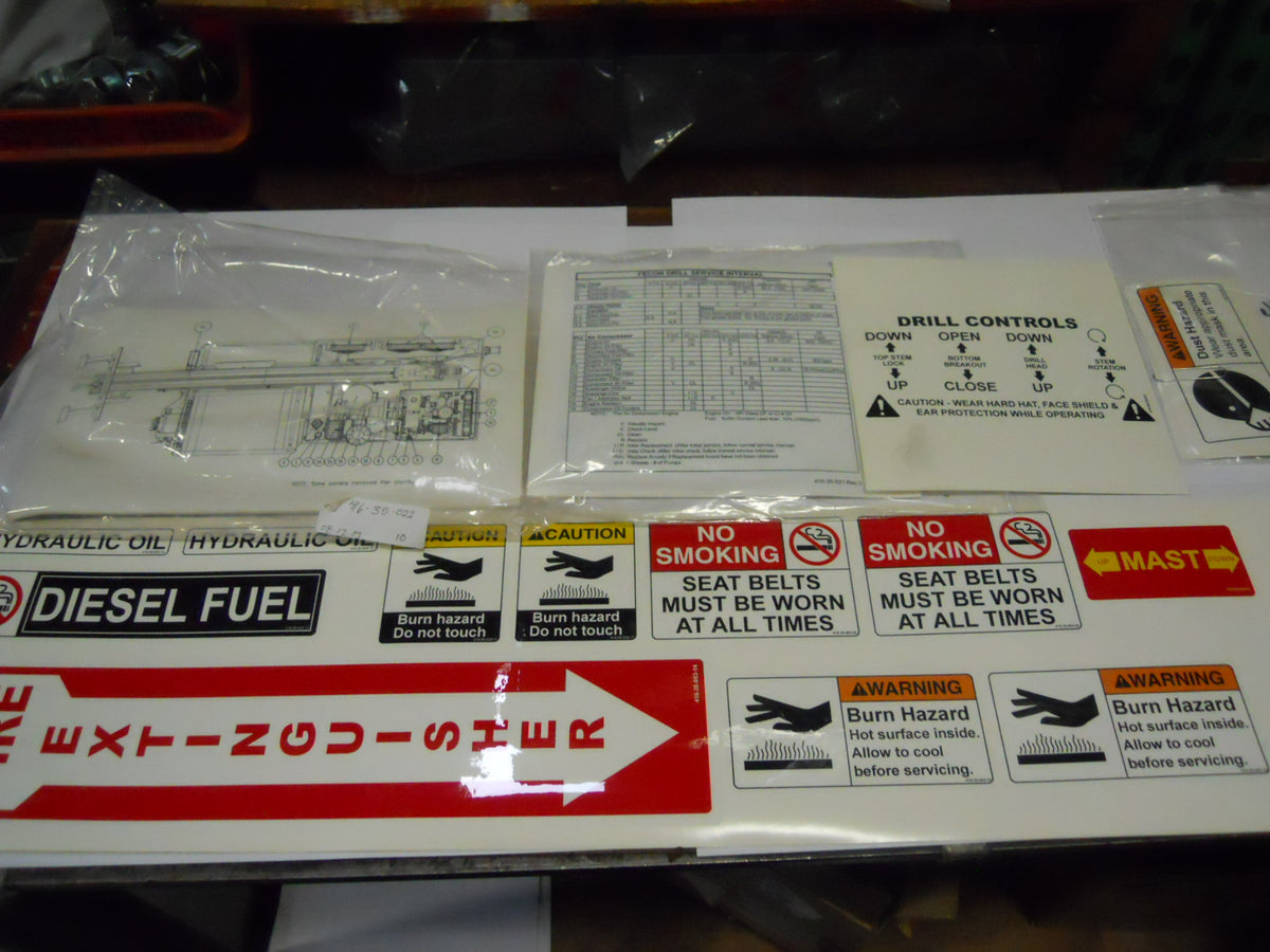 DECAL KIT, FECON DRILL 001 – Shop Fecon