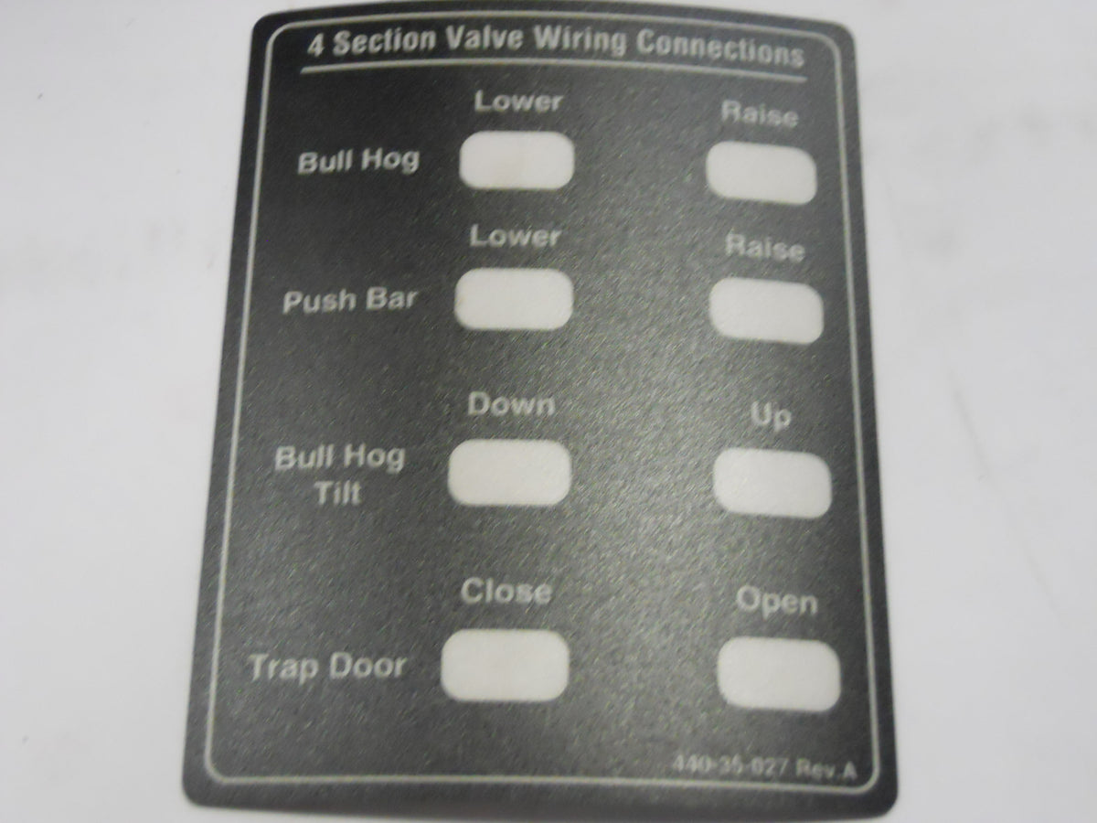 DECAL, 4-SECTION VALVE WIRING – Shop Fecon