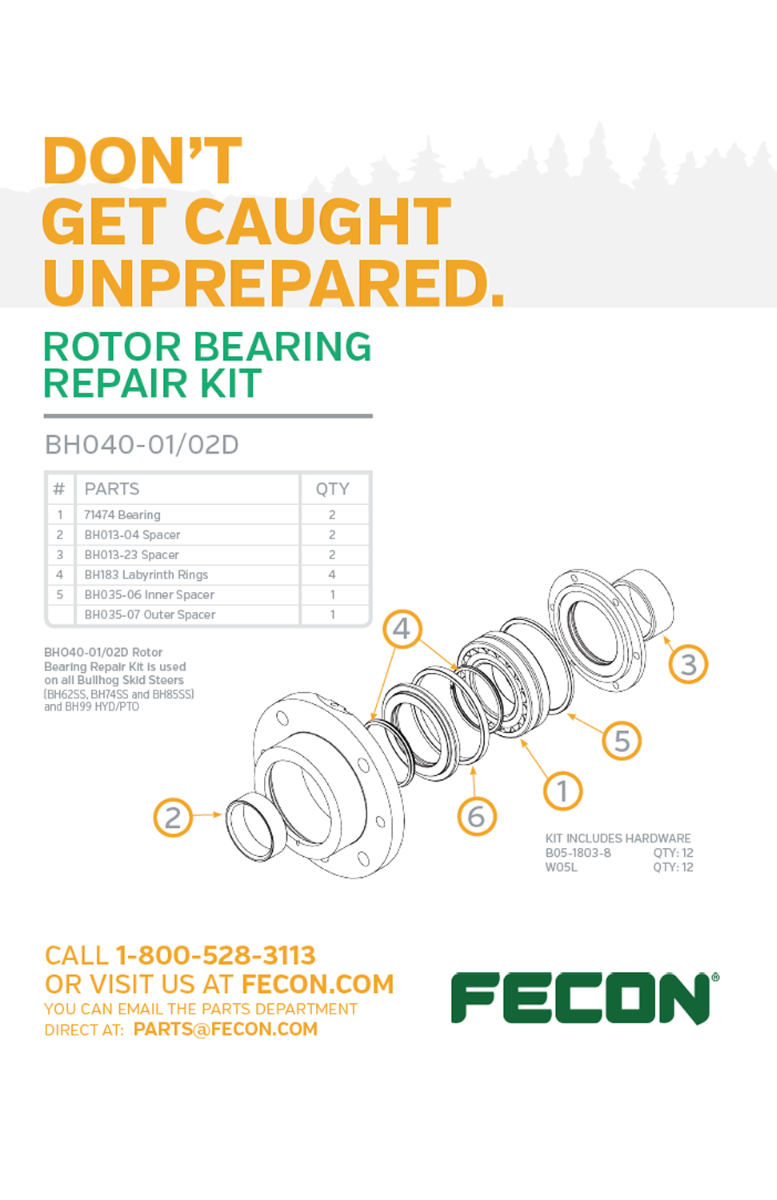 Bearing Rebuild Kits – Shop Fecon