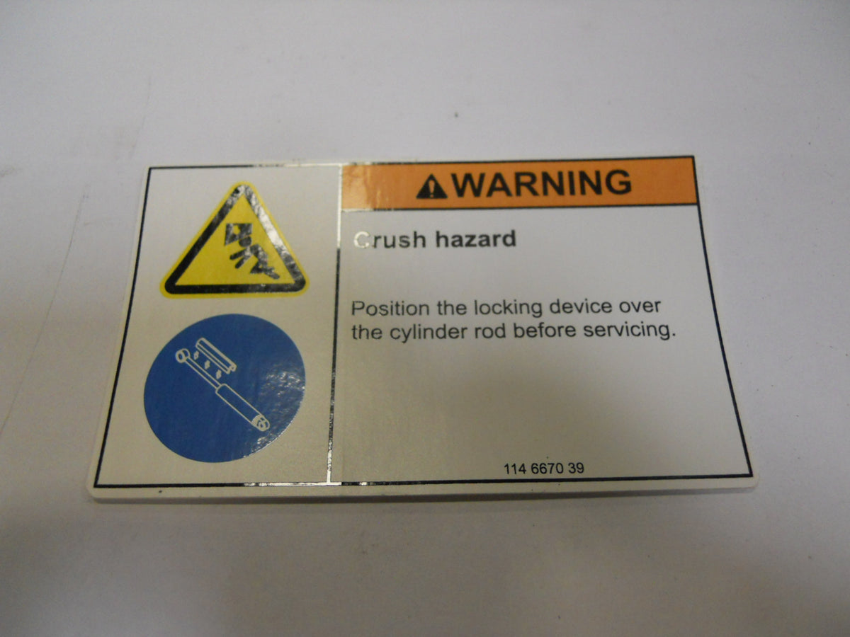 DECAL-SAFETY BAR – Shop Fecon